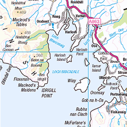 Trotternish Ridge - Route Map