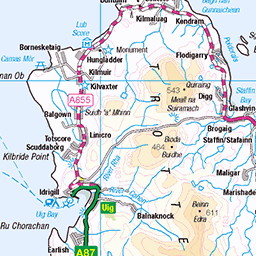Trotternish Ridge - Route Map
