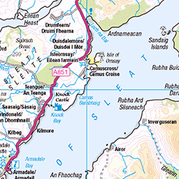 Skye Trail 5: Sligachan to Elgol - Route Map