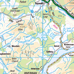 West Highland Way 3: Rowardennan to Inverarnan - Route Map