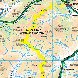 Rob Roy Way: Strathyre to Killin - Route Map