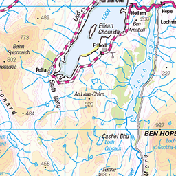 Kylestrome to Rhiconich - Route Map