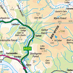 John o'Groats Trail: Inverness to Culbokie - Route Map