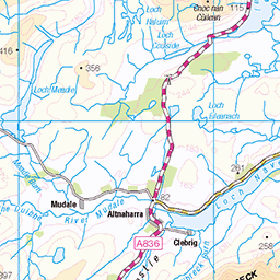 Kylestrome to Rhiconich - Route Map
