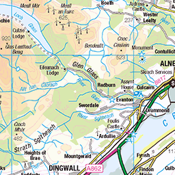 John o'Groats Trail: Inverness to Culbokie - Route Map