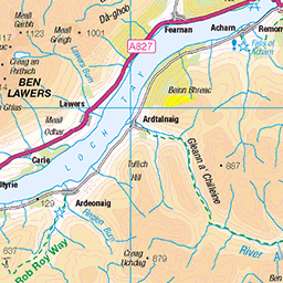 Rob Roy Way: Strathyre to Killin - Route Map