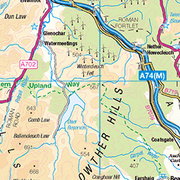 Southern Upland Way 7: Beattock to St Mary's Loch - Route Map