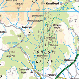 Southern Upland Way 7: Beattock to St Mary's Loch - Route Map
