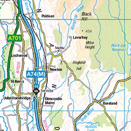 Southern Upland Way 7: Beattock to St Mary's Loch - Route Map