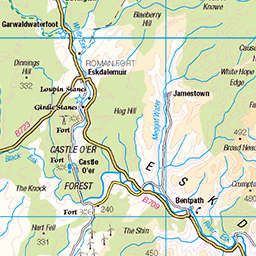 Southern Upland Way 7: Beattock to St Mary's Loch - Route Map