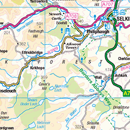Southern Upland Way 7: Beattock to St Mary's Loch - Route Map