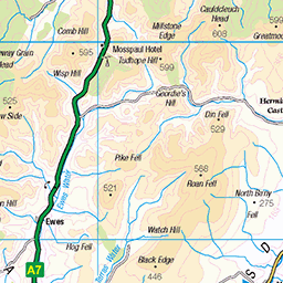 Southern Upland Way 7: Beattock to St Mary's Loch - Route Map