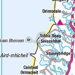 Hebridean Way Stage 3: Daliburgh to Howmore - Route Map