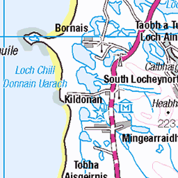 Hebridean Way Stage 3: Daliburgh to Howmore - Route Map