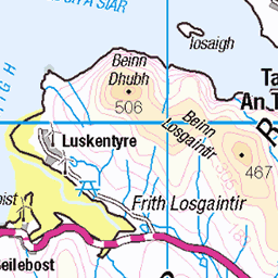 Harris Walkway 1: Scaladal to Tarbert - Route Map