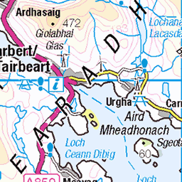Harris Walkway 1: Scaladal to Tarbert - Route Map