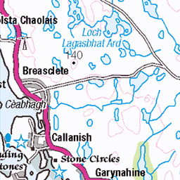 Bonnet Laird Walk: Carloway to Callanish - Route Map