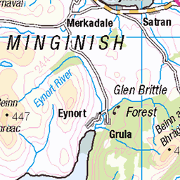 Skye Trail 6: Elgol to Torrin - Route Map