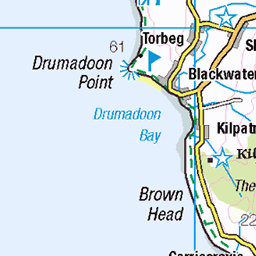 Whiting Bay to Brodick: Coastal route - Route Map
