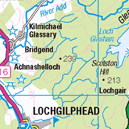 Crinan Canal: Crinan to Ardrishaig - Route Map
