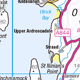 Ayrshire Coastal Path 12: Largs Marina to Skelmorlie - Route Map