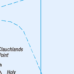 Whiting Bay to Brodick: Waterfall route - Route Map