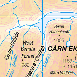 Affric Kintail Way 2: Cannich to Affric road end - Route Map