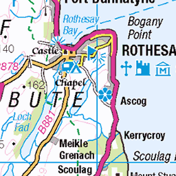 Ayrshire Coastal Path 12: Largs Marina to Skelmorlie - Route Map
