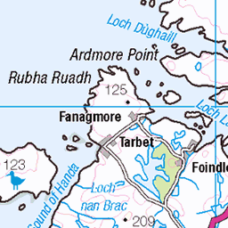 Rhiconich to Sandwood Bay - Route Map