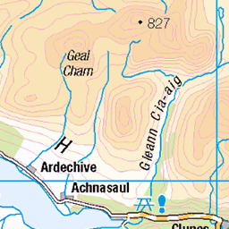 Great Glen Way 2: Gairlochy to Laggan - Route Map