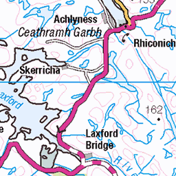 Rhiconich to Sandwood Bay - Route Map