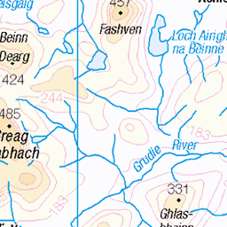 Rhiconich to Sandwood Bay - Route Map