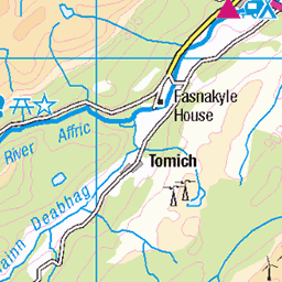 Affric Kintail Way 2: Cannich to Affric road end - Route Map