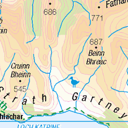 Rob Roy Way: Aberfoyle to Callander - Route Map