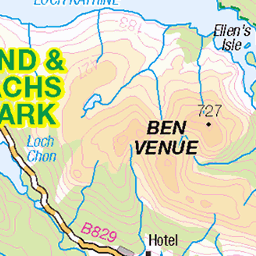 Rob Roy Way: Aberfoyle to Callander - Route Map