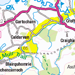 West Highland Way 2: Drymen to Rowardennan - Route Map