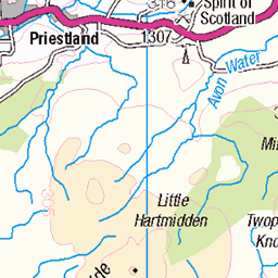 River Ayr Way 1: Glenbuck to Sorn - Route Map