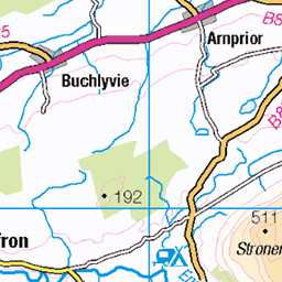 West Highland Way 2: Drymen to Rowardennan - Route Map