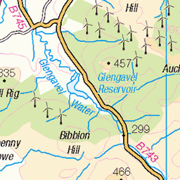 River Ayr Way 1: Glenbuck to Sorn - Route Map