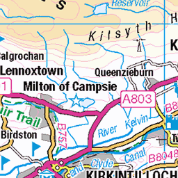 Strathblane to Croy - Route Map