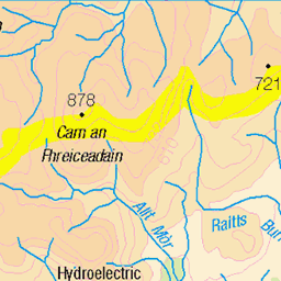 Newtonmore to Kincraig - Route Map