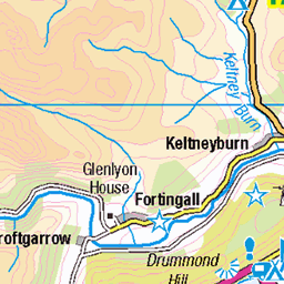 Loch Freuchie to Aberfeldy - Route Map