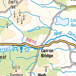 Strathblane to Croy - Route Map