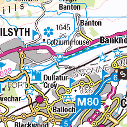 Strathblane to Croy - Route Map