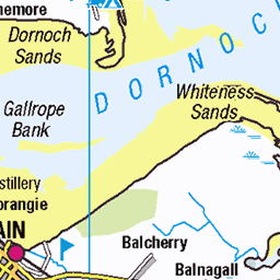 Balintore to Rockfield - Route Map