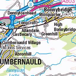 Strathblane to Croy - Route Map