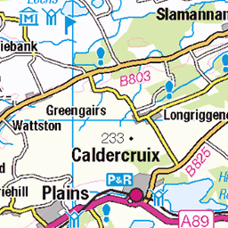 Strathblane to Croy - Route Map