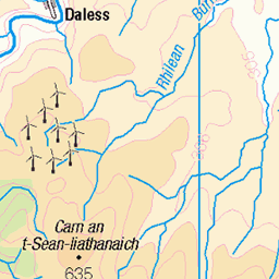 Dava Way: Dava to Dunphail - Route Map