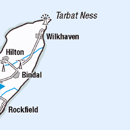 Balintore to Rockfield - Route Map
