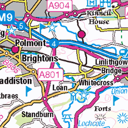 Kincardine to North Queensferry - Route Map